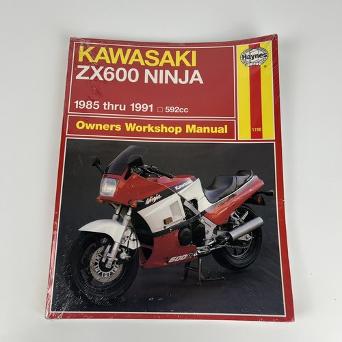 HAYNES MANUAL 1780 KAWASAKI ZX600 GPZ 85-91 | eBay