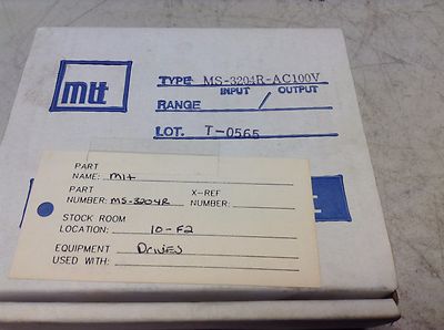 MIT MS3204-R MS-3204R-AC100V 4-20 mA MS3204R MS3204RAC100V (TBI) | eBay
