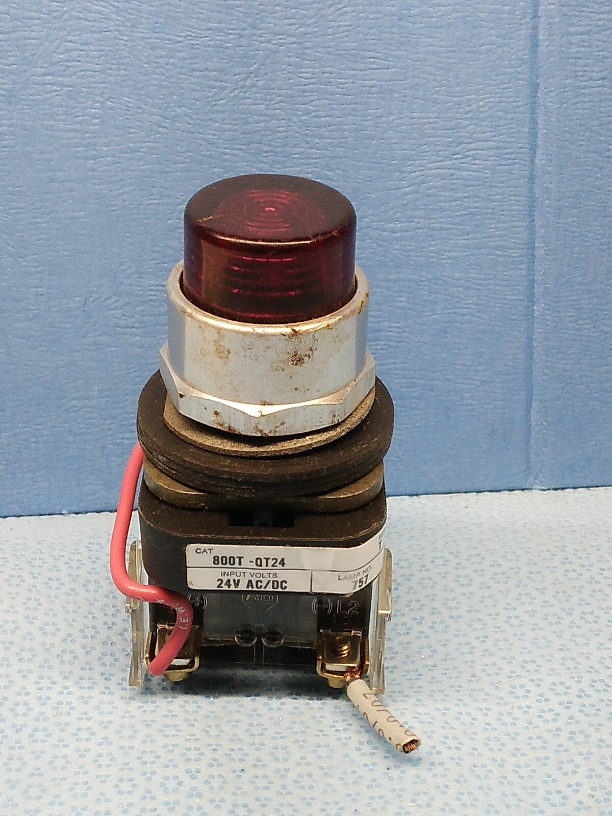 Allen Bradley 800T-QT24 Allen Bradley Red Round Circle Push button ...
