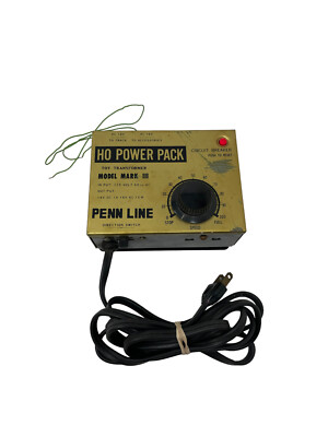 HO Scale Vintage Penn Line Train Transformers HO Power Pack Model Mark ...
