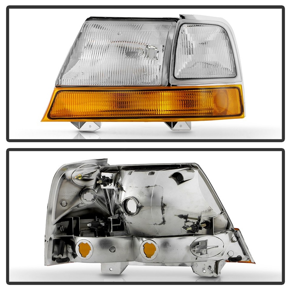 For 1998-2000 Ford Ranger Headlights w/Corner Lights Amber Signal 6pc ...