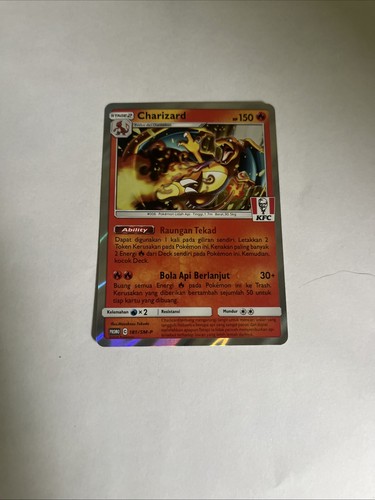 KFC Charizard 181/SM-P Pokemon You Get Exact Card In Pic! | eBay