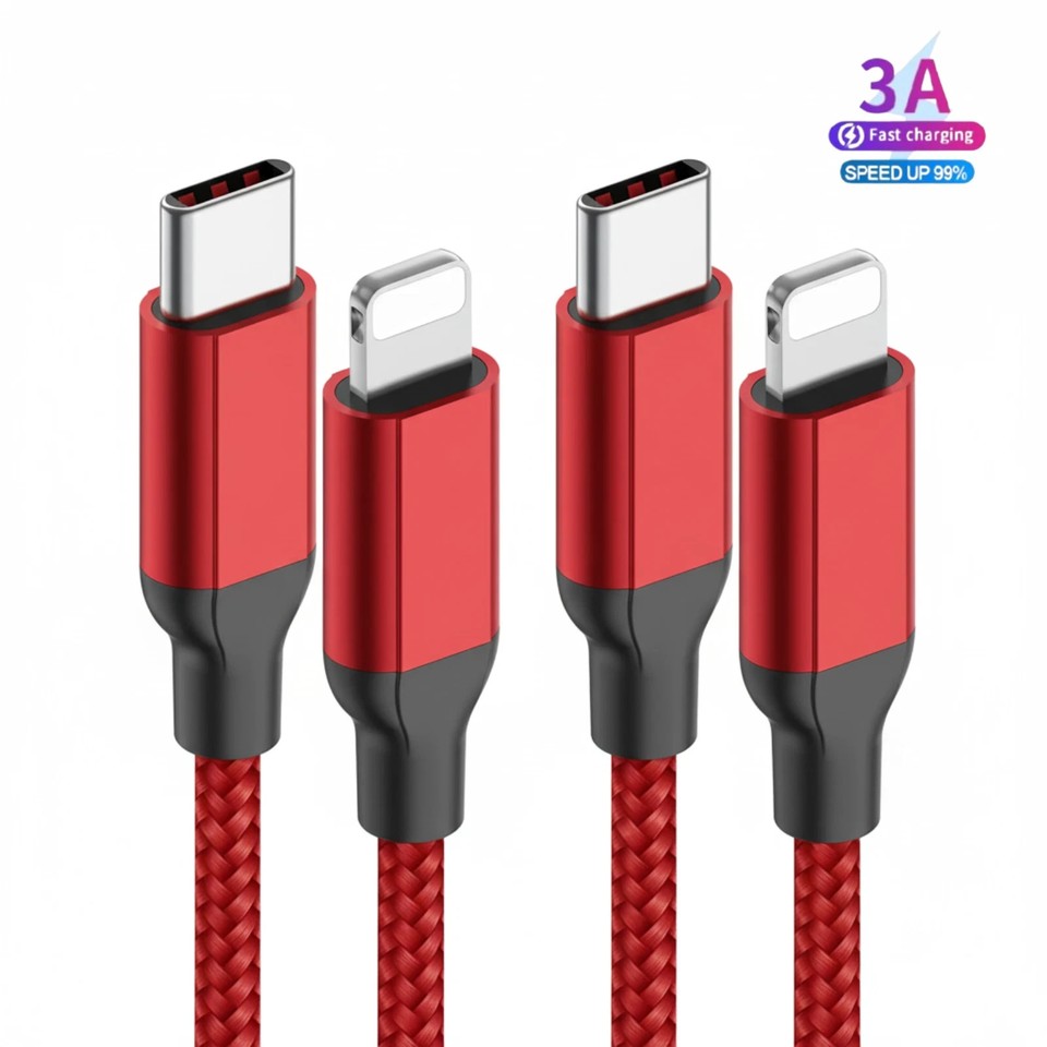 Type C to iPhone PD Fast Charger Cable Wire For iPhone 14 13 12 11 Pro ...