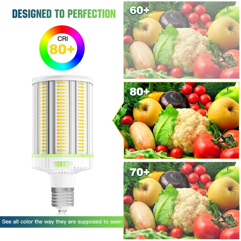 8 PACK -120W LED Corn Light Bulbs Commercial Warehouse Barns Lamp ...