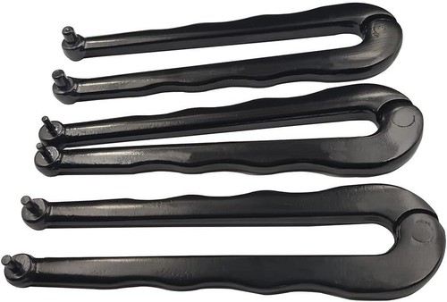 3pc 3mm,4mm,5mm Universal wrench Steel Adjustable Face Spanner Wrench ...