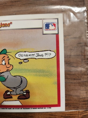 1990 Upper Deck Looney Tunes Calamity Jane Card #312 & 321 RARE Double ...