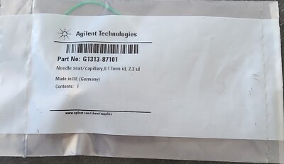 New!! Agilent needle seat cap,.17mm id. 2.3 ul p/n: G1313-87101 | eBay