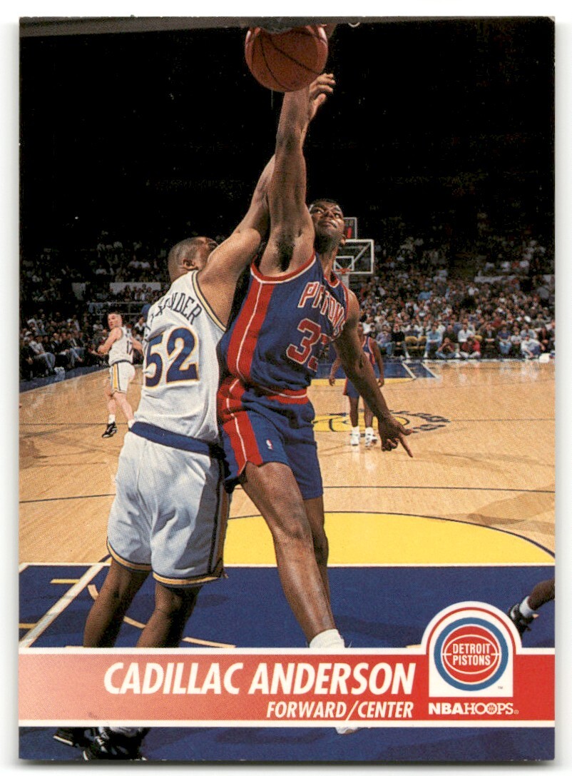 1994-95 NBA Hoops Basketball Card Greg Anderson #56 Detroit Pistons | eBay