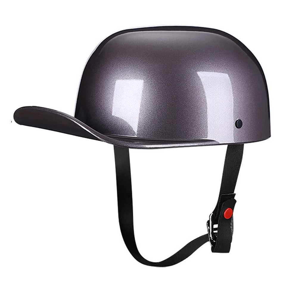 DOT Baseball Cap Helmet Motorcycle Half Helmet Novelty Chopper Scooter ...