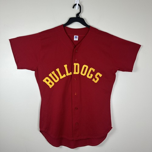 Rare Vintage 90’s Russell Bulldogs Number 11 Baseball Jersey Size Large ...