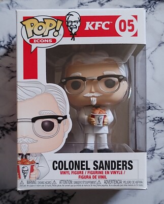 Funko Pop Icons: KFC - Colonel Sanders Vinyl Figure KFC POP! PEZ ...