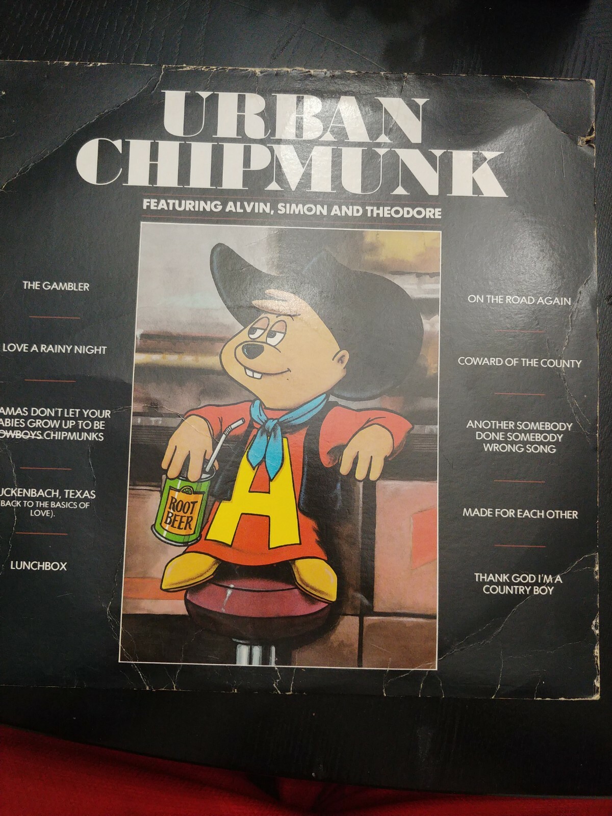 Urban Chipmunk Cowboy country music Alvin Simon Theodore funny VTG ...