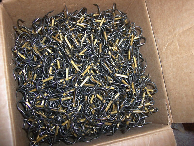 1000 Treble Hooks Catfish Hooks Bronze Treble Hooks Grabs Snagging Trot ...