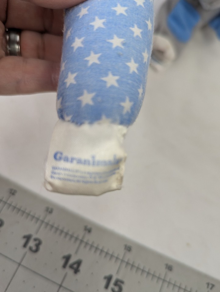 Garanimals Elephant Plush Finger Puppet Rattle Wrist Stuffed Animal Toy ...