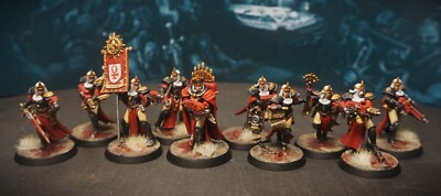 Sisters Novitiate Squad Adepta Sororitas painted Warhammer 40k Kill ...