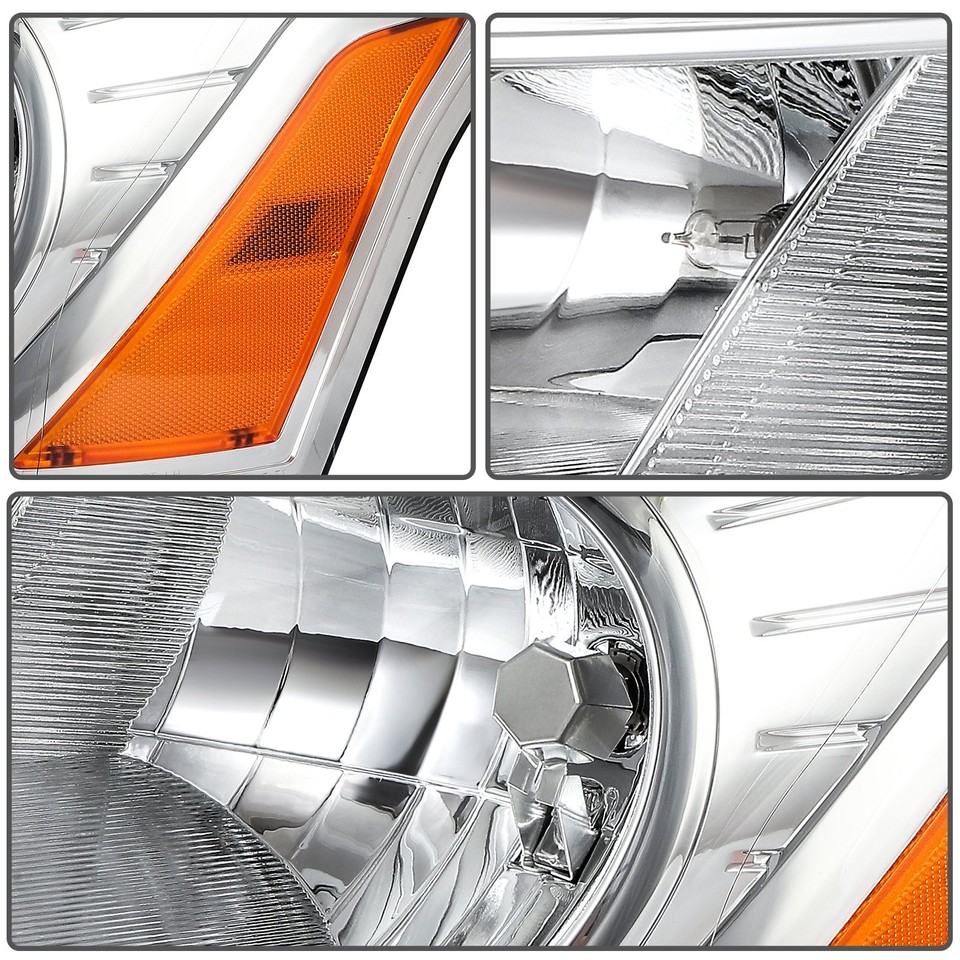 Headlight Assembly For 2015-2023 Ford Transit 150 250 350 Pair Chrome ...