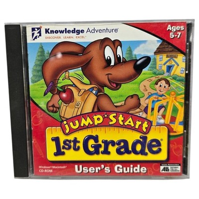 Jump Start 1st Grade Knowledge Adventure CD-ROM Homeschool Educational ...