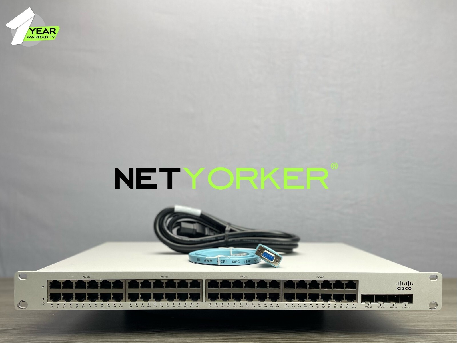 Cisco Meraki MS225-48FP-HW L2 Stck Cld-Mngd 48x GigE 740W PoE -Same Day ...
