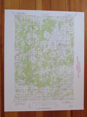 Gilman Wisconsin 1953 Original Vintage USGS Topo Map | eBay