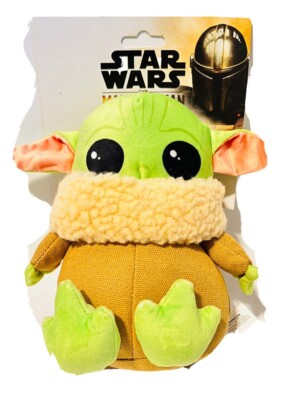 NEW GROGU THE CHILD BABY YODA DOG TOY SITTING PLUSH MANDALORIAN STAR ...