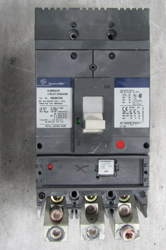 😏 GE 400 AMP SPECTRA RMS HI-BREAK CIRCUIT BREAKER SGHA36AT0400 W/ 350 ...