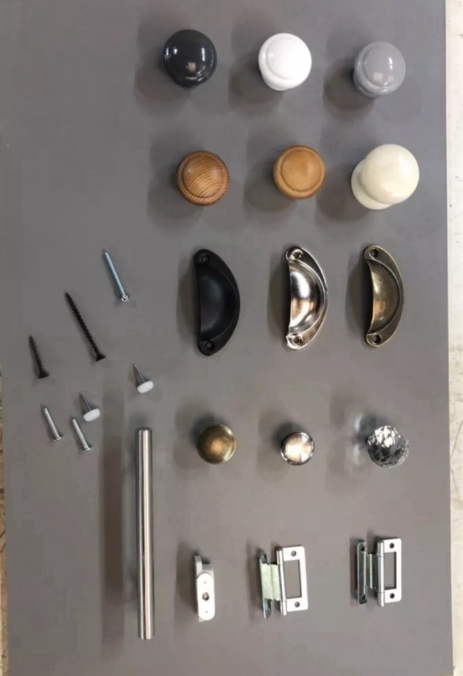 HANDMADE AYLESBURY DOUBLE MIRRORED QUAD WITH TOPBOX IN Grey (NOT ...