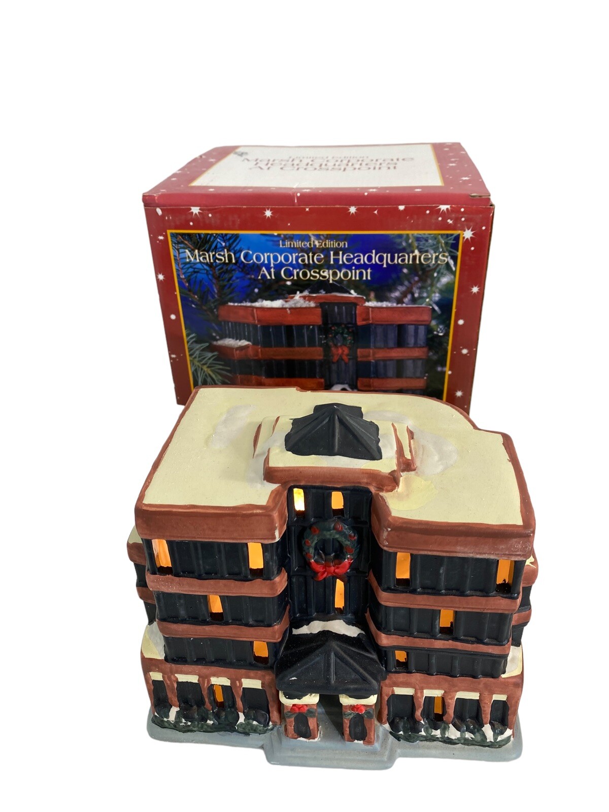 Marsh Corporate Headquarters at Crosspoint Christmas Village Lighted ...