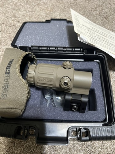 EOTech G33 3x Magnifier for Red Dot Sights w/ Quick Detach Mount - Tan ...