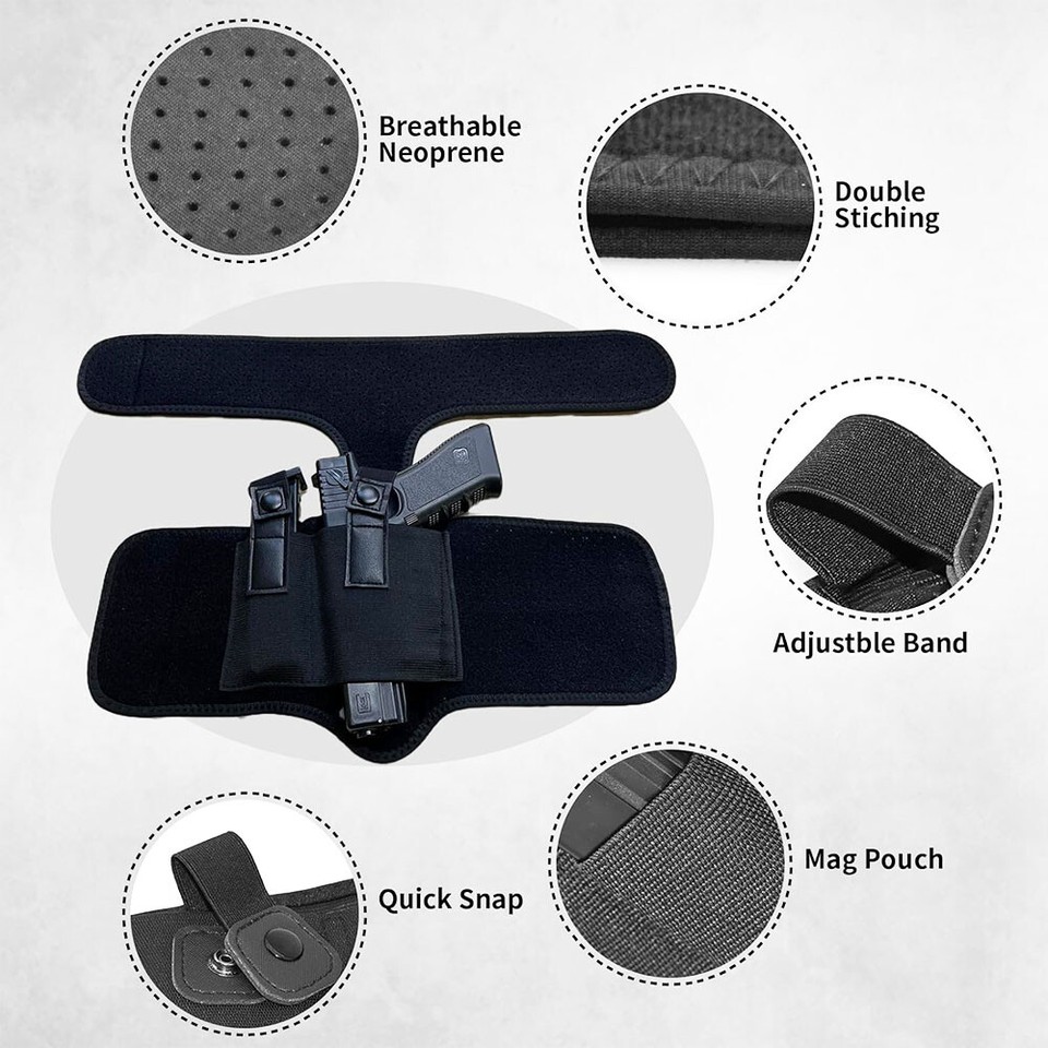 Tactical Ankle Gun Holster Concealed Carry Pistol Ankle Leg With ...