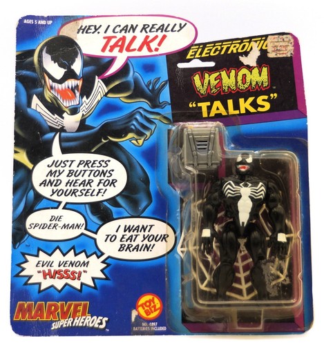 Toy Biz Marvel Superheroes Talking Venom 1991 New | eBay