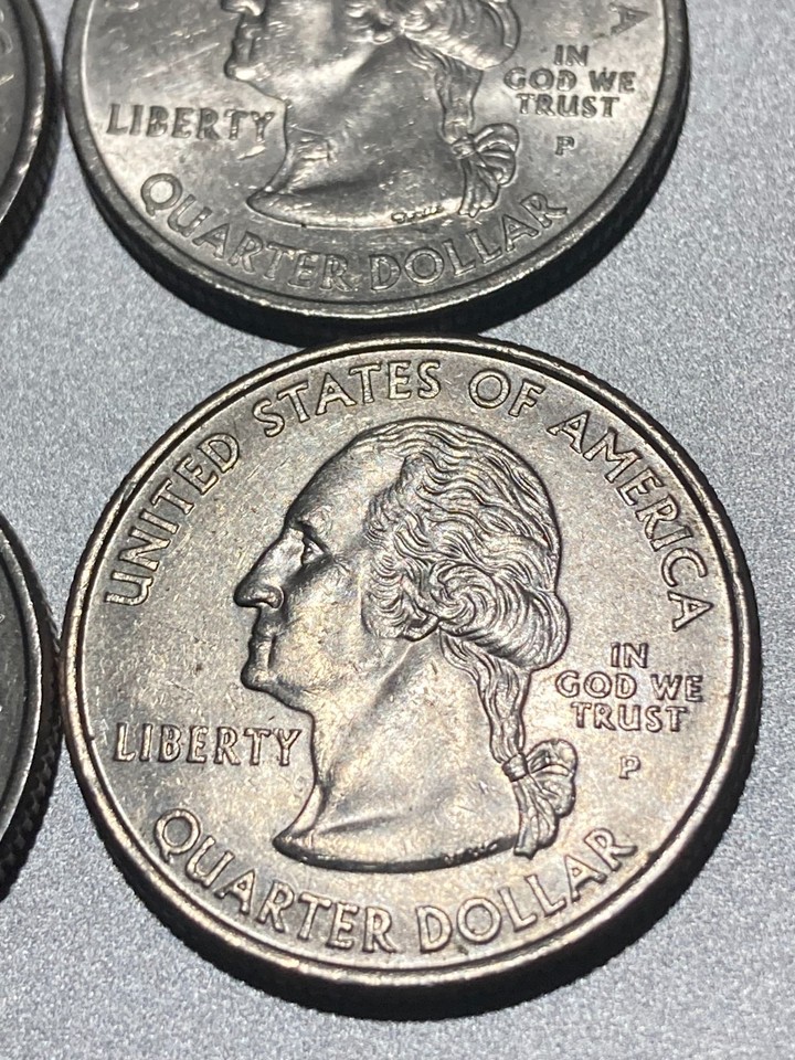 4 Different 2005 P Minnesota Quarters DDR- Strike Through Extra Trees ...