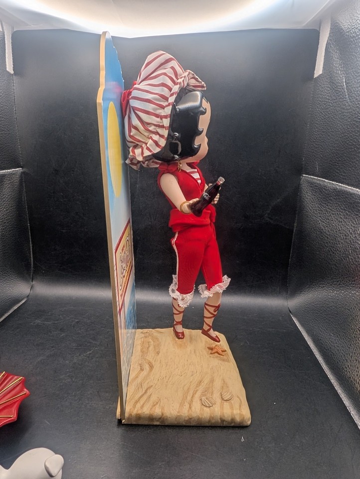 🔥 2000 BETTY BOOP COCA-COLA "BOARDWALK BETTY" PORCELAIN DOLL DANBURY ...