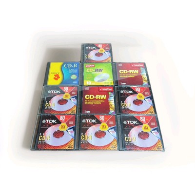 CD-R Discs Lot of 10 Rewritable Discs Recordable | eBay