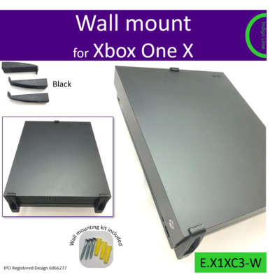 Xbox One X wall bracket. Mount. Holder. Made in the UK by us. Easy ...