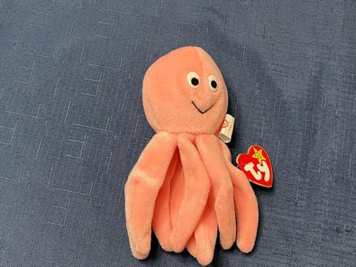 TY Beanie Baby - INKY the Octopus (6.5 inch) - MWMTs Stuffed Animal Toy ...