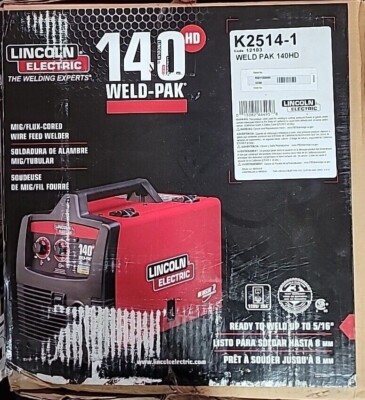 NEW Lincoln Electric Weld-Pak 140 Amp MIG and Flux-Core Wire Feed ...