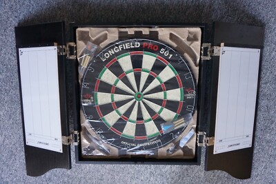 long field pro Professional Darts Set Cabinet + 2 Sets Of Darts ...