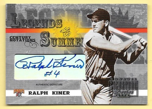 2003 Donruss Signature Series - Legends of the Summer Century Silver ...