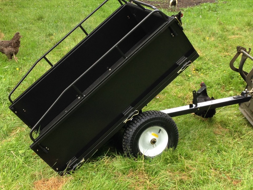 GARDEN TRAILER - 350kg Tipping Lawn Mower | eBay UK