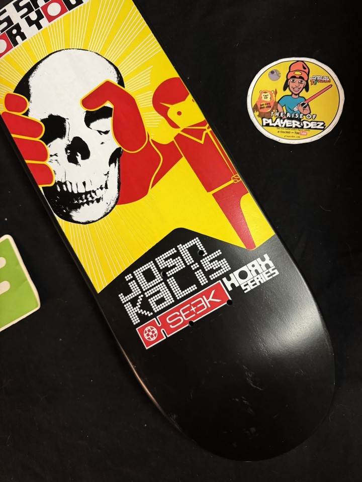 SUPER RARE Josh Kalis Hoax Series Seek Skateboard Deck Sovereign Sect ...