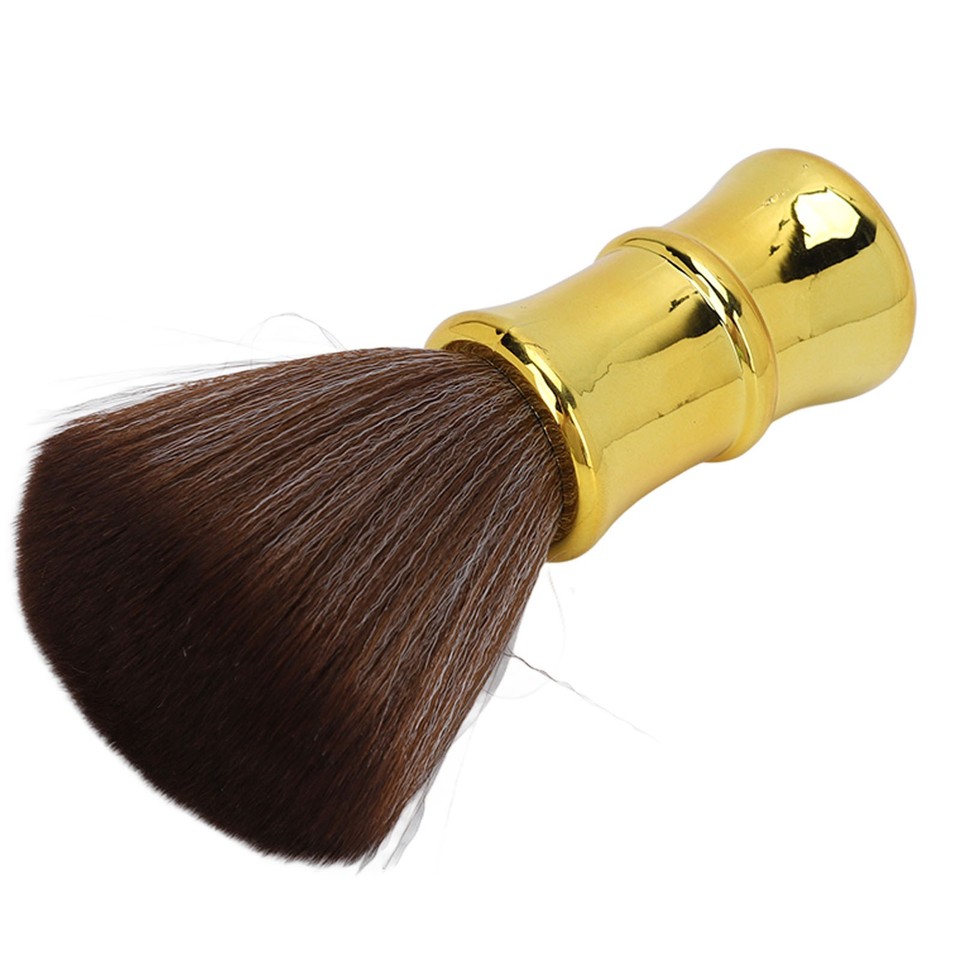 Barber Neck Duster Brush Soft Hair Electroplating Process Barber Brush ...