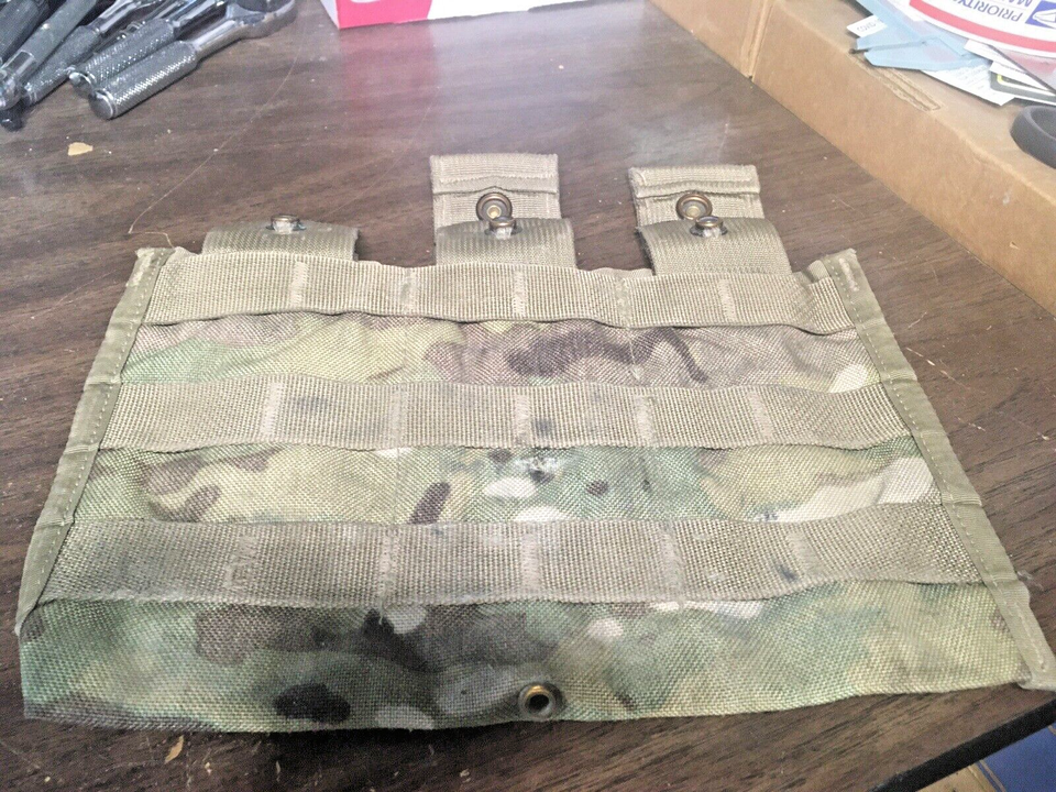 US Military Surplus M4 3 Mag Pouch Multicam OCP 3 Magazine Side X ...