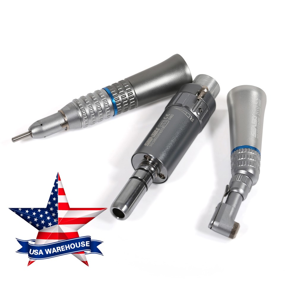 NSK Style Dental Slow Low Speed Handpiece Straight Contra Angle Air ...