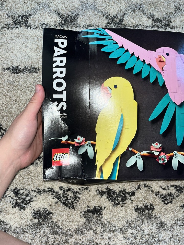 LEGO Art The Fauna Collection – Macaw Parrots, Nature Wall Artwork ...