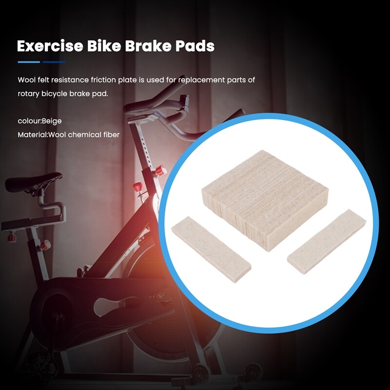 15 Pcs Exercise Bike Brake Pads Wool Felt Resistance Drag Pad for ...