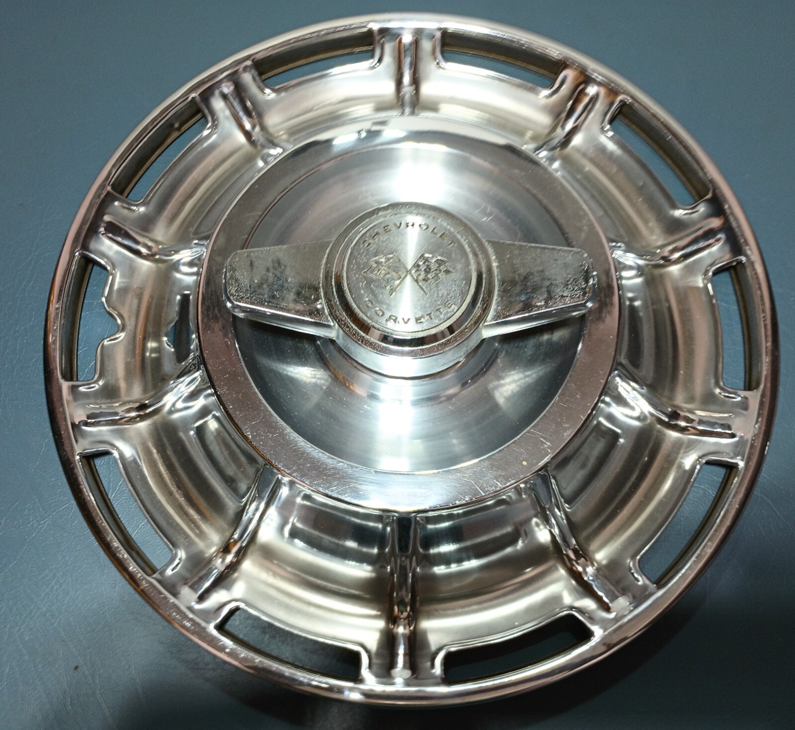 One 58-62 Chevy Corvette 15” Hubcap Wheel Cover 59 60 61 62 | eBay