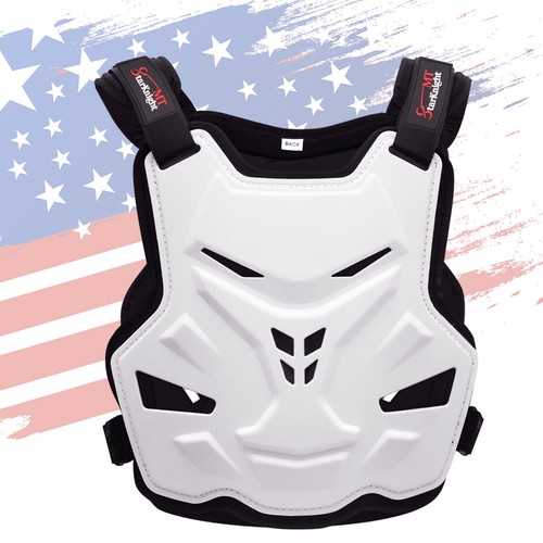 Adult Motorcycle Chest Armor Lightweight Men Womens Motocross Chest ...
