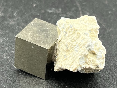 Pyrite Cube on Limestone Matrix from Mina Ampliación A Victoria ...