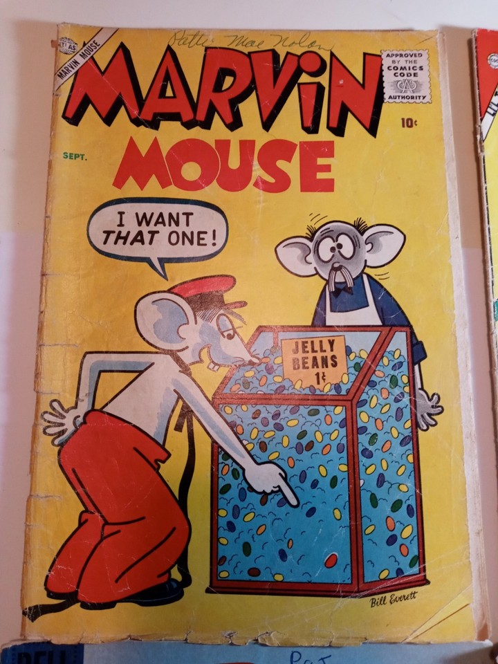 Golden Age Vintage Comic Lot Marvin Mouse, Lil Tomboy, Fury, Hi and ...