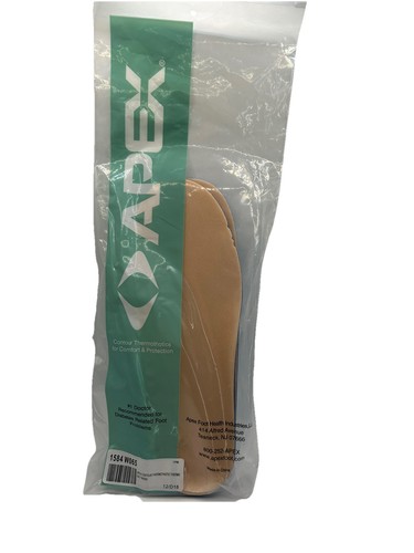 Apex Anatomical Thermothotic Sky Shoe Inserts EVA Plastic W6.5 NEW In ...